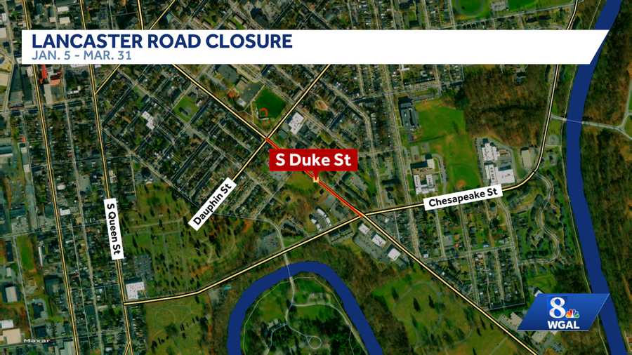 Long-term closure of South Duke Street in Lancaster