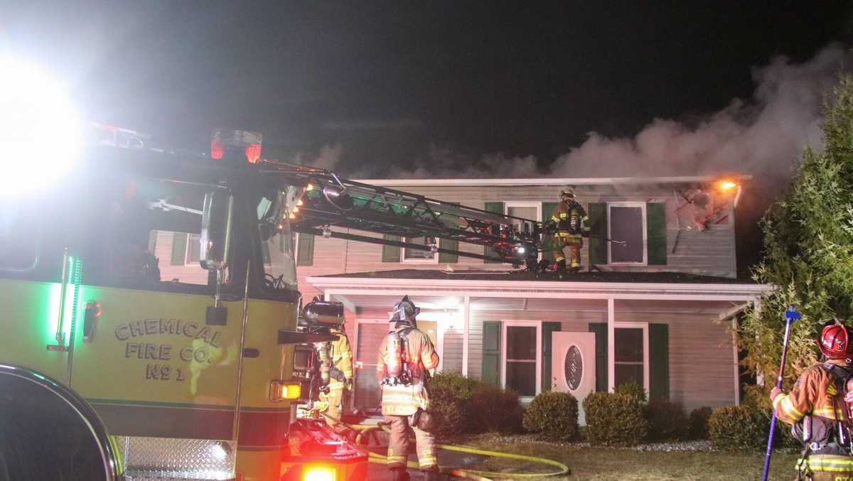 PHOTOS: Several crews battle fire in South Hanover Township, Dauphin County
