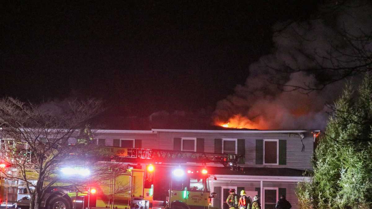 PHOTOS: Several crews battle fire in South Hanover Township, Dauphin County
