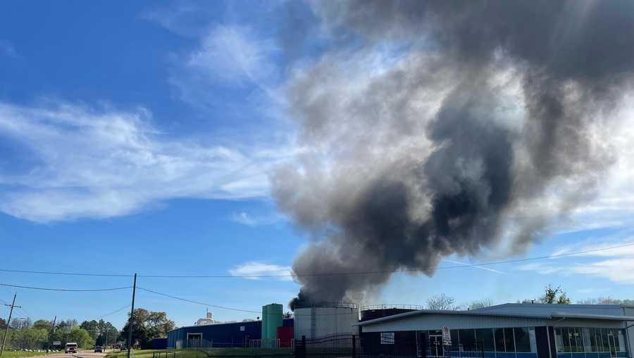 Firefighters contained diesel fuel fire at energy plant