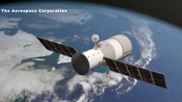 Spacecraft the size of a school bus is falling from the sky