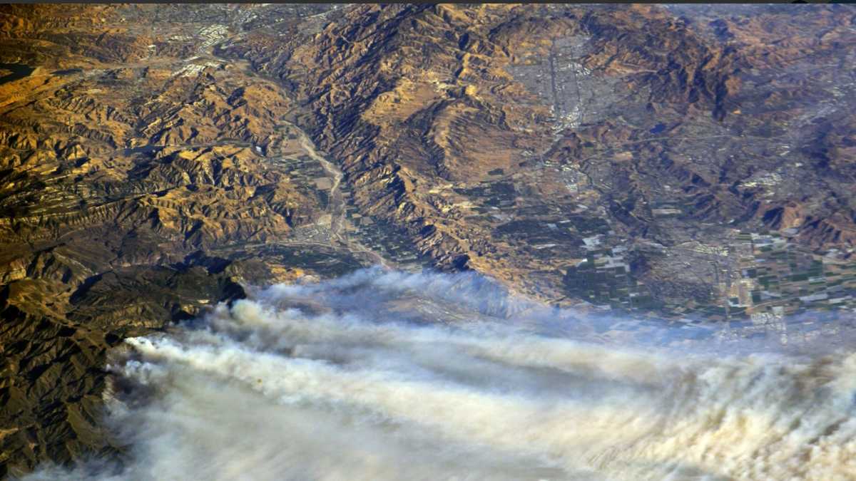PHOTOS: Southern California wildfires seen from space