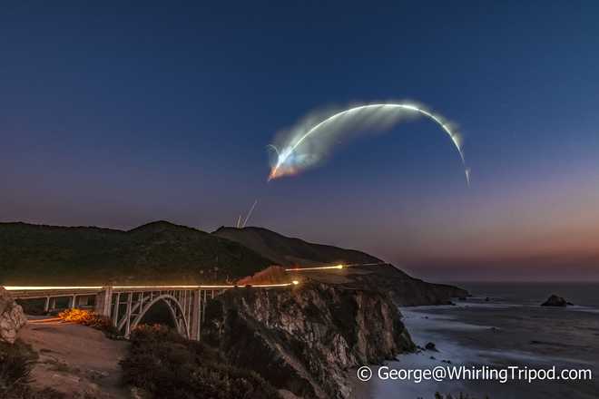 WOW: Best SpaceX rocket images shot from Central Coast