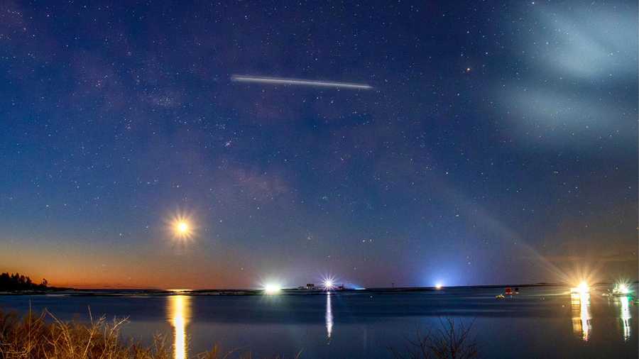 PHOTOS: SpaceX launch could be seen in Maine skies
