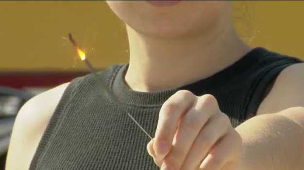 Sparklers cause more injuries than any other firework, stats show