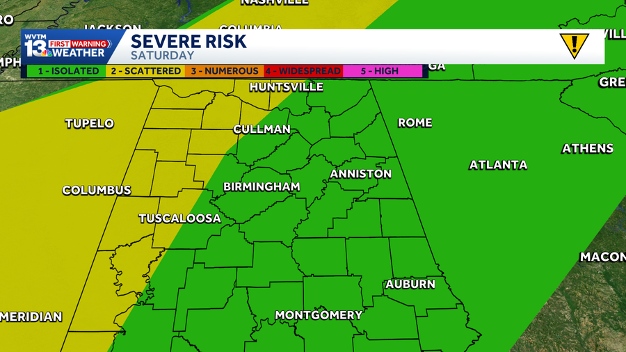 Alabama weather forecast: Heavy weekend storms