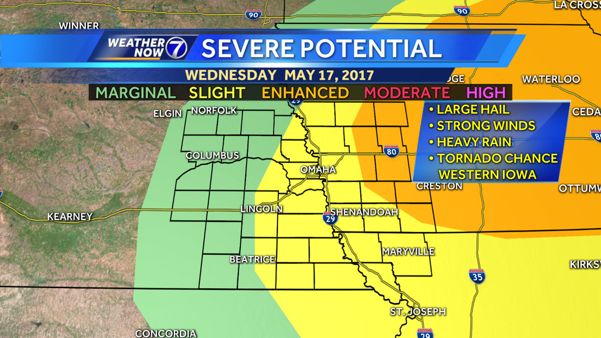 More severe storms possible Wednesday afternoon