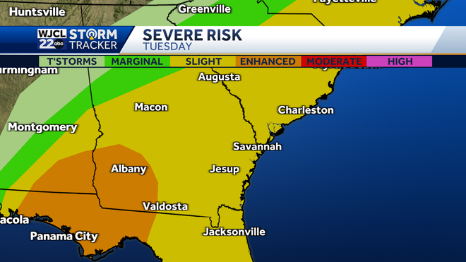 Tracking severe weather for southeast Georgia and the Lowcountry