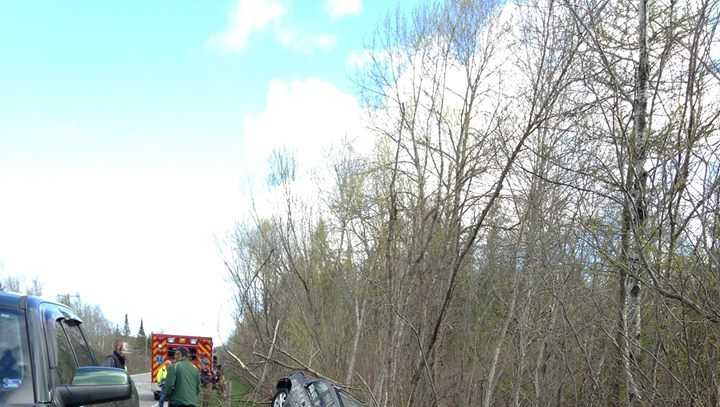 Car Lands In Ditch After Driver Spots Spider Inside Vehicle