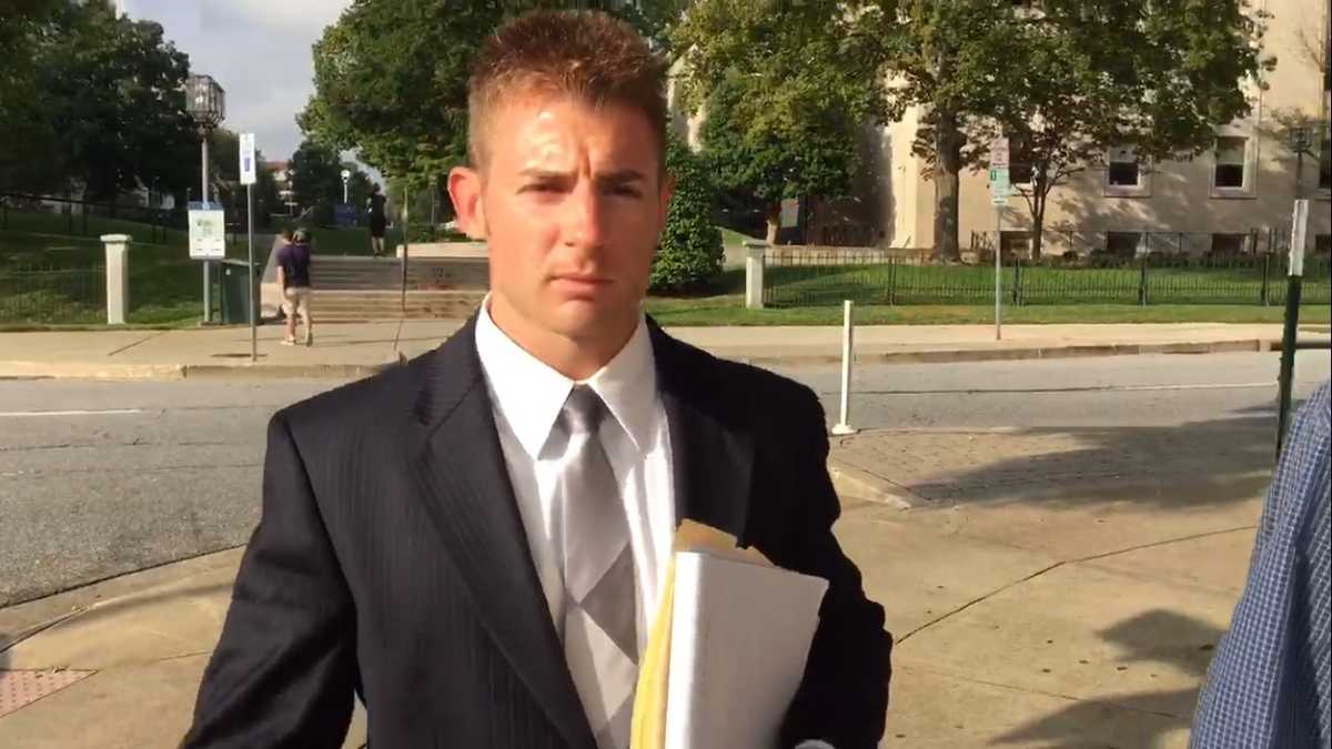 Officer testifies in his own defense in assault trial