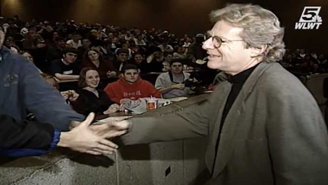 Archives: Jerry Springer speaks at University of Cincinnati in 1998