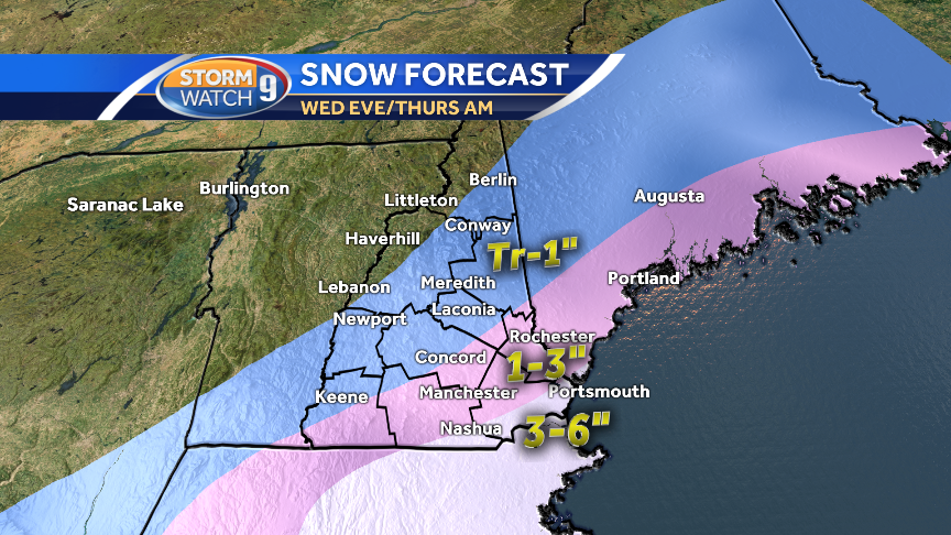 Nor’easter will likely bring snow, gusts up to 35 mph