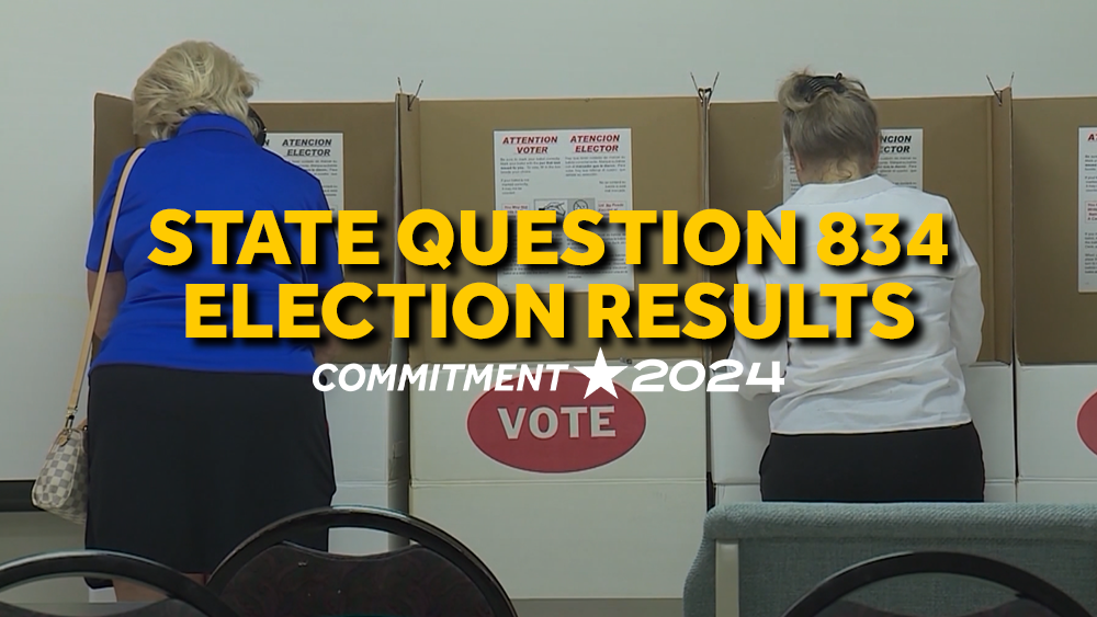 Oklahoma State Question 834 Election Results