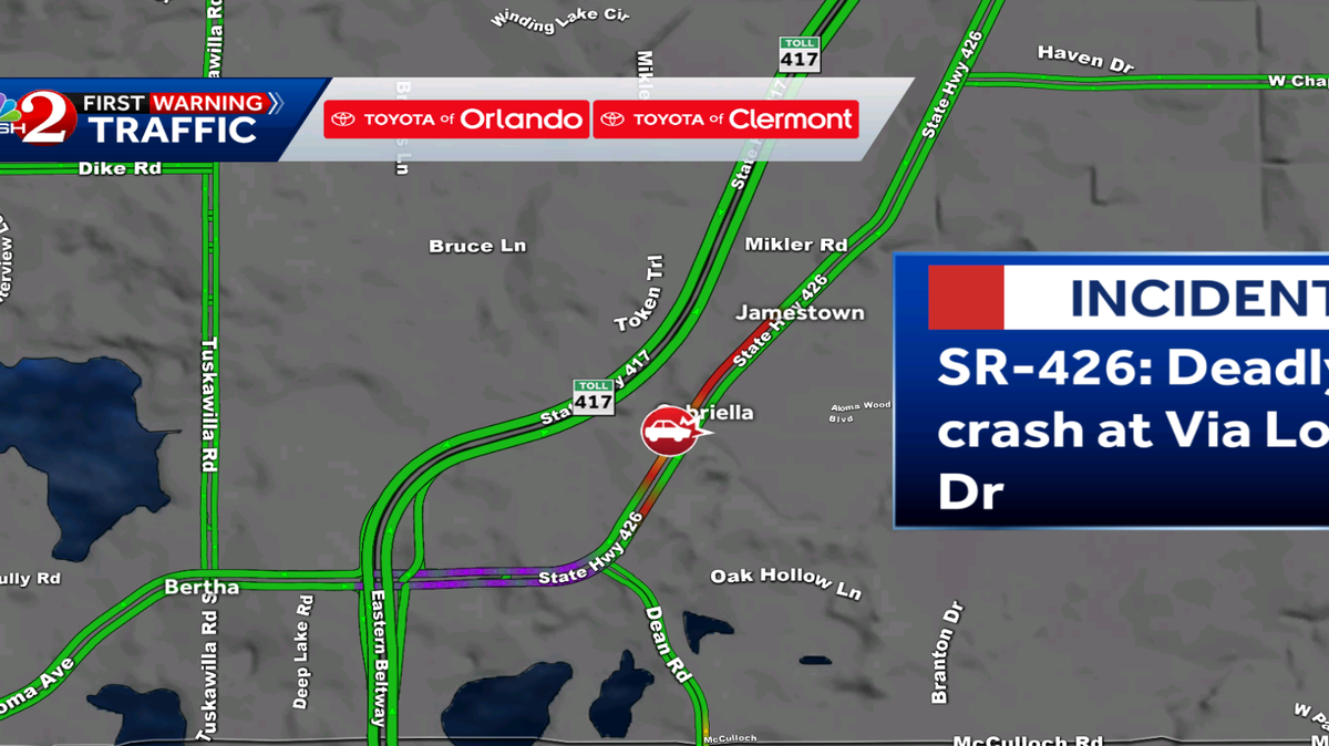 Deadly crash shuts down SR-426 in Oviedo