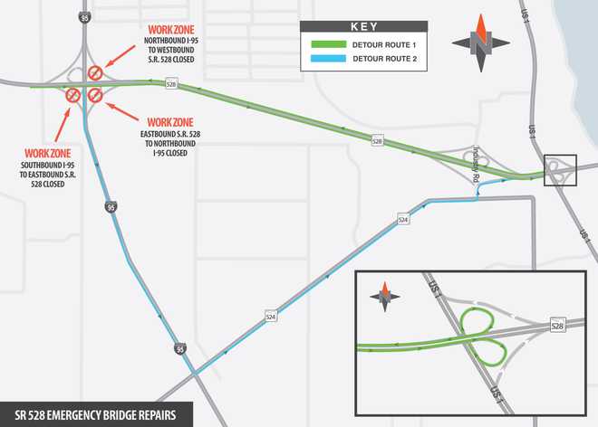 I-95 closures begin in Brevard as emergency bridge repairs get underway