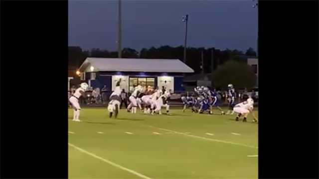 Greenville football player does cartwheels to distract opposing team