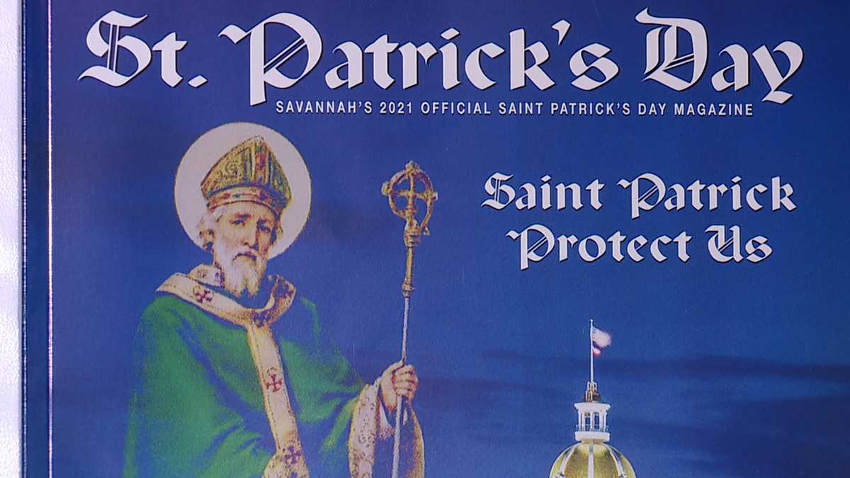 St. Patrick's Day magazine cover conveys special message