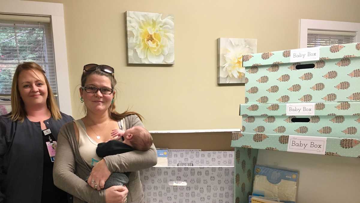 New Hampshire hospital sends newborns home with baby boxes