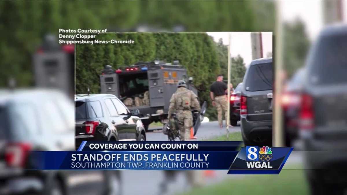 5-hour standoff - Man arrested