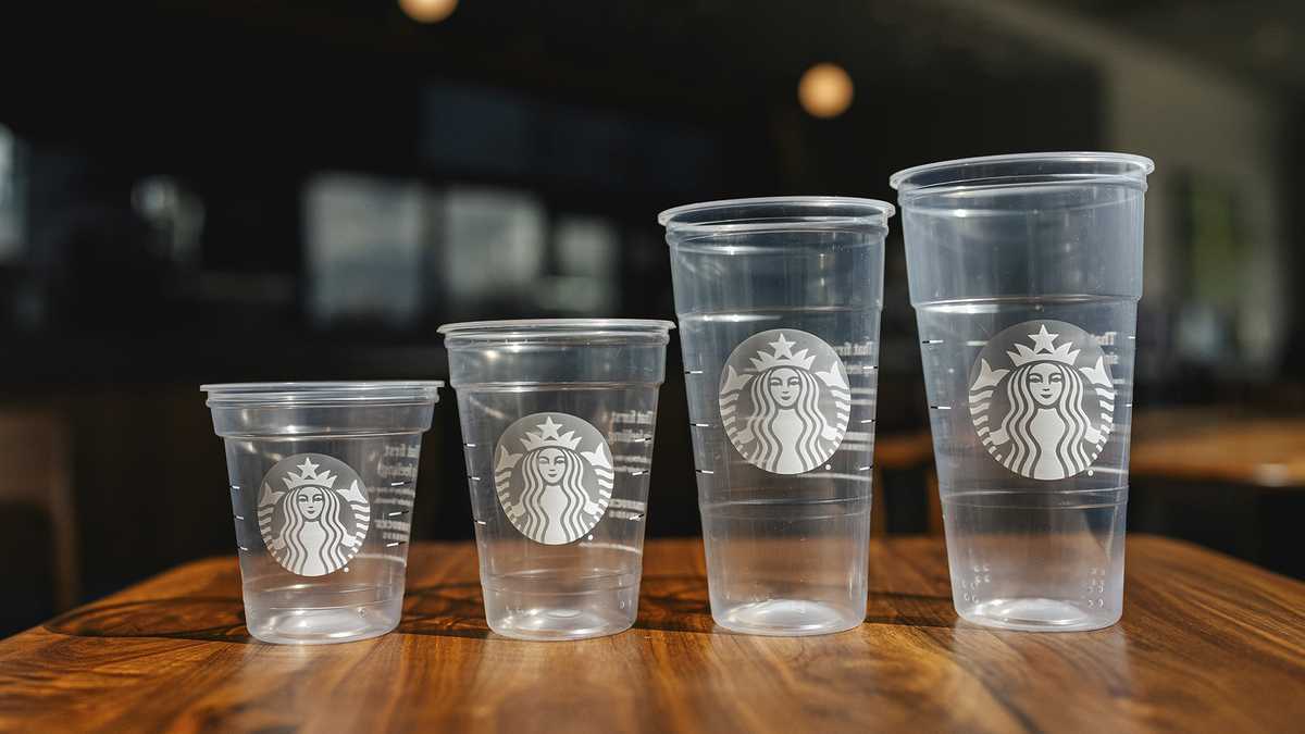 Starbucks redesigns its cold drink cups to reduce plastic waste