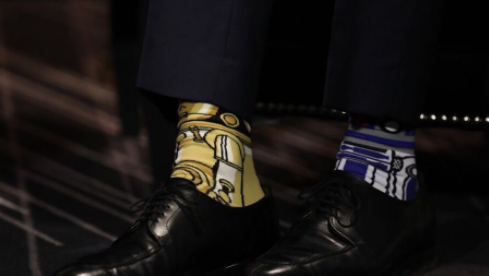 Trudeau shows off Star Wars socks on May 4