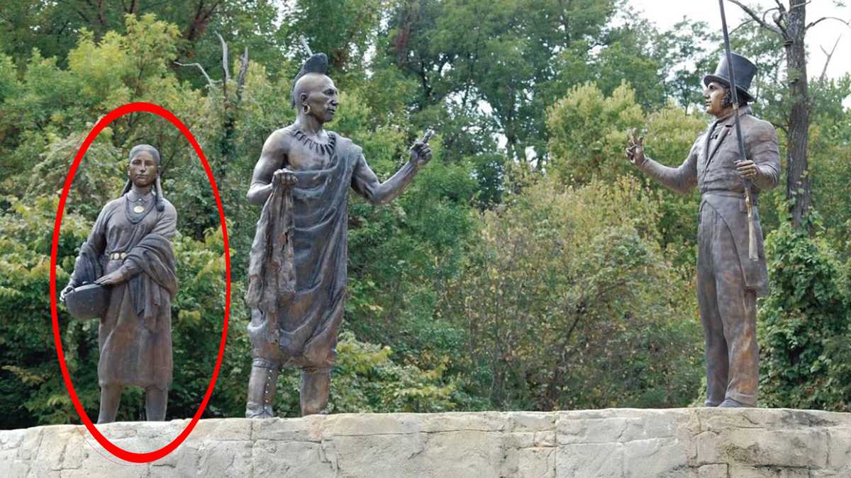 Missing 7-foot-tall, 400-pound bronze statue found chopped into pieces ...