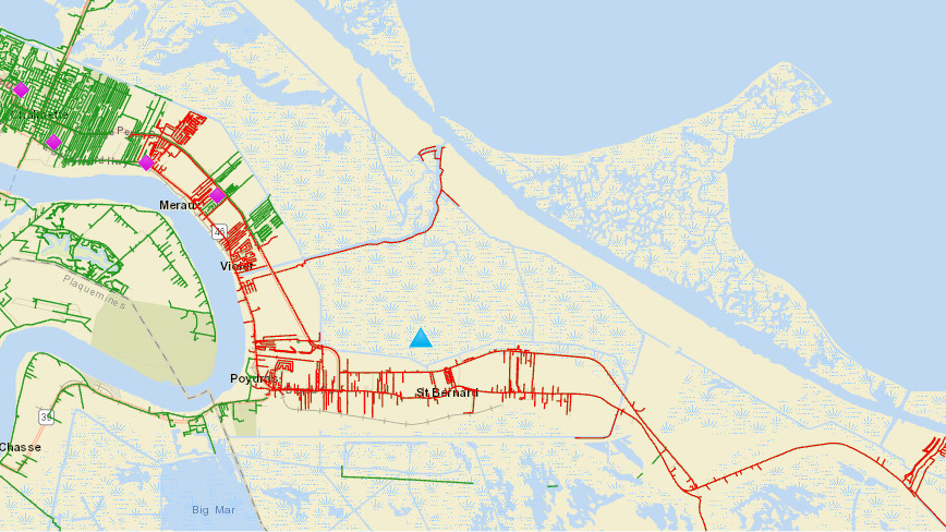 Entergy St. Bernard power outages Entergy St. Bernard power outages