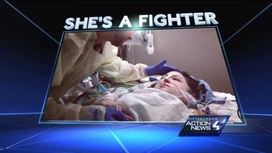 She's a fighter: Young woman wakes up, starts breathing with her new ...