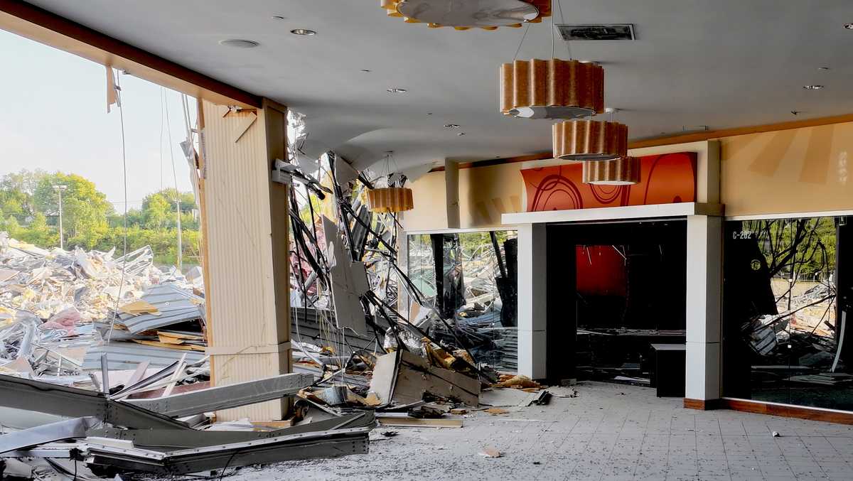 PHOTOS: Demolition underway at former Forest Fair Mall site