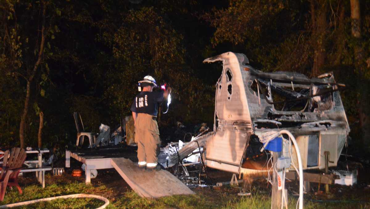 Man Found Dead In Camper After Fire Authorities Say