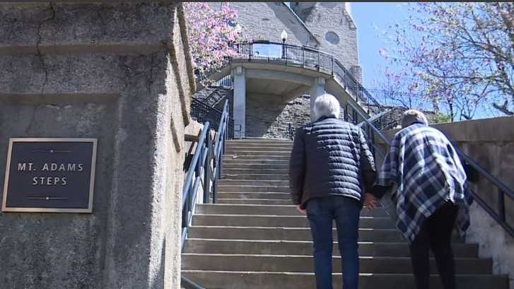 Praying the Steps in Mt. Adams draws big crowd on Good Friday