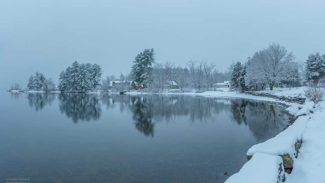 Snowfall reports from the eve of Thanksgiving