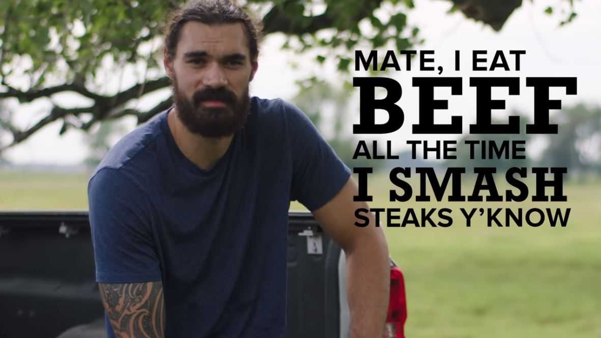 Oklahoma Beef Council says to 'smash steaks like Steven Adams' in new ad