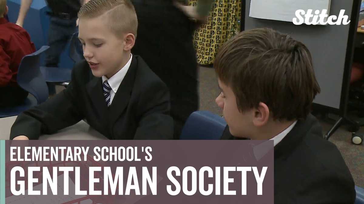 Elementary school's Gentleman Society teaches life skills