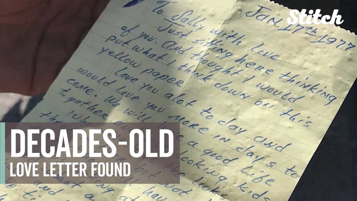 Good Samaritan finds father’s love letter from the '70s