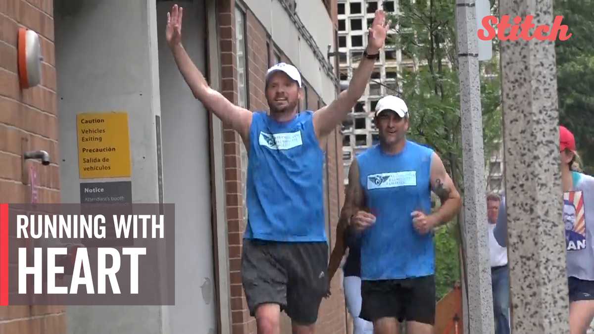 Heart patient runs to celebrate post-surgery milestone