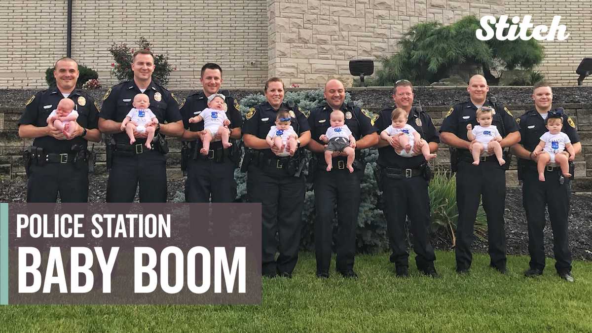 Eight police officers in same department holding jobs, infants