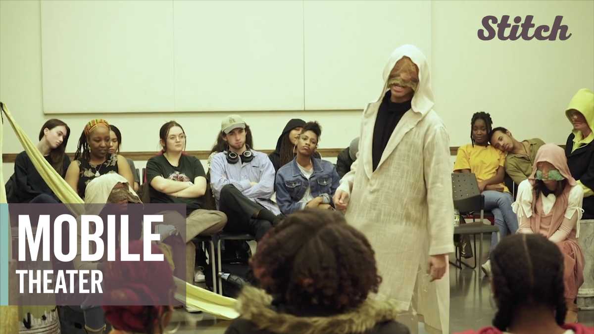 Actors taking play to audiences through mobile outreach