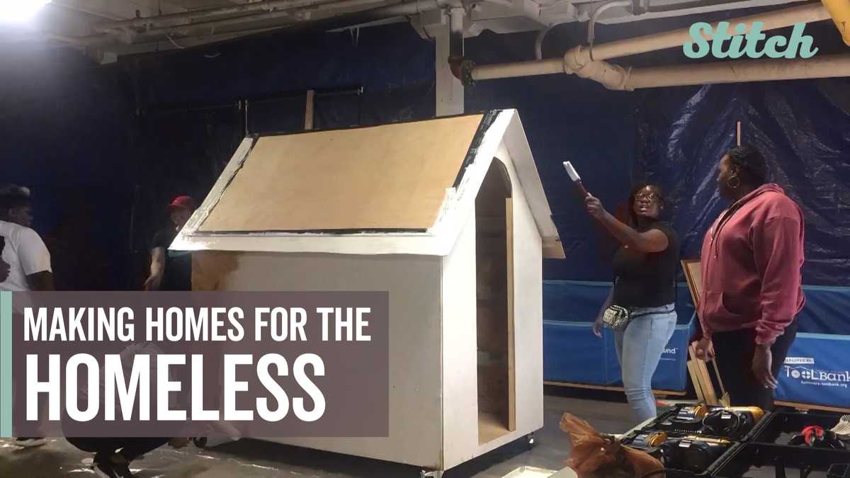 Making homes for the homeless