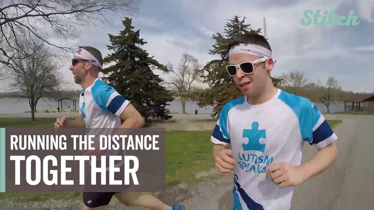 Father, son with autism find new connection through running