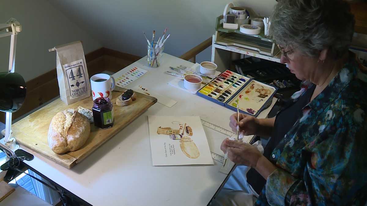 Family recipes get unique touch, captured in paintings by artist