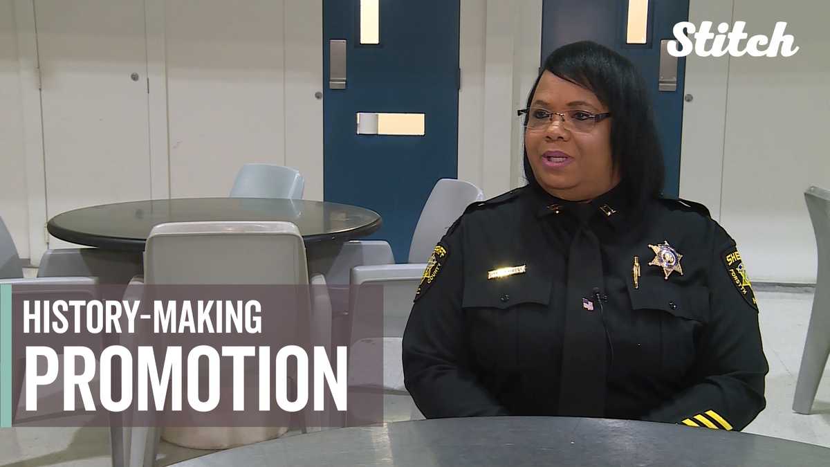 First African-American woman promoted to 170-year-old sheriff's office