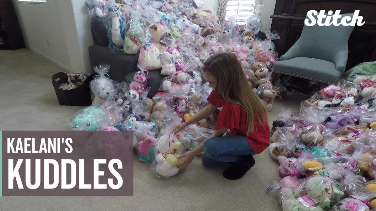 9-year-old creatively crafts gifts to give to sick children