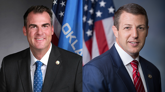 Oklahoma Gov. Kevin Stitt endorses Markwayne Mullin for US Senate