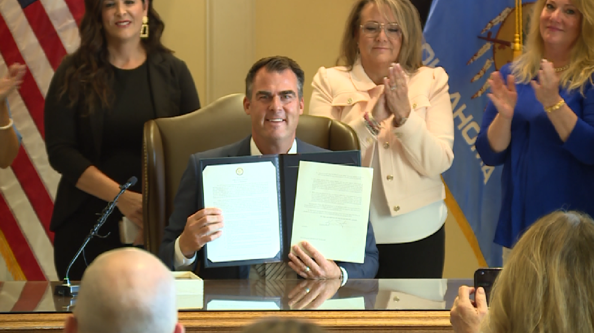 Oklahoma Gov. Kevin Stitt signs 'Women's Bill of Rights' into law
