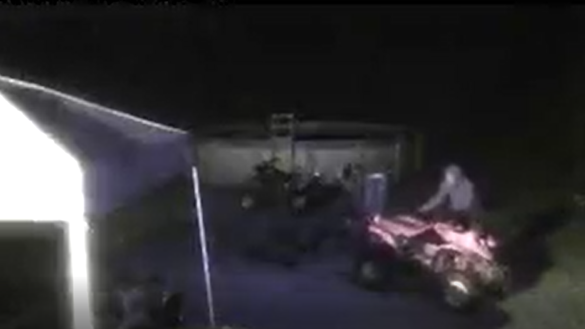 Police searching for suspects who stole ATV from Upton home