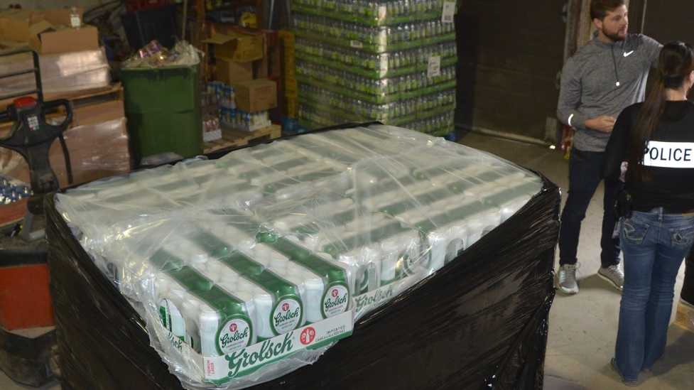 Police recover thousands of cases of beer stolen near Montreal