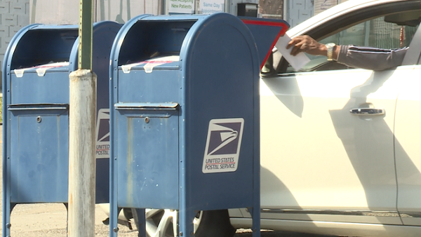 Police warning: Don't use big blue mailboxes to send tax checks to IRS