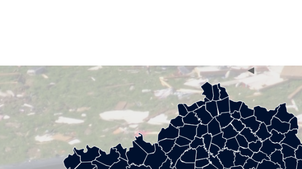 Storm damage tour | Aerials of Kentucky areas hit hard by strong tornadoes