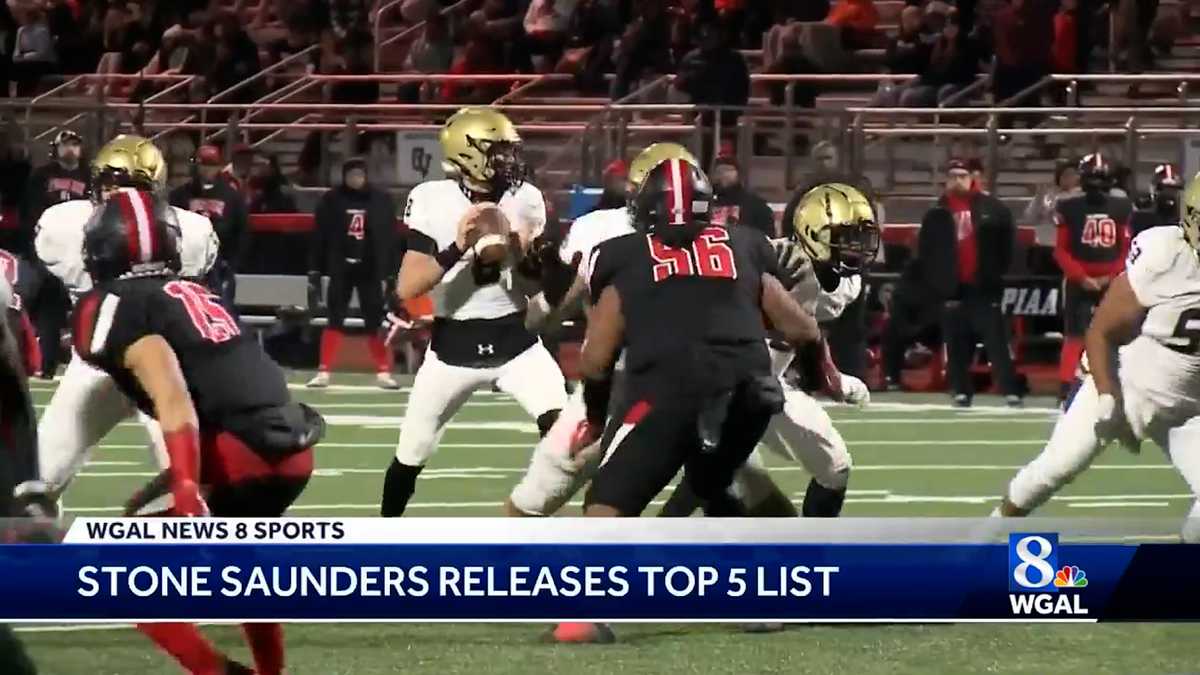Bishop McDevitt QB Stone Saunders trims his list to 5 as he nears a ...